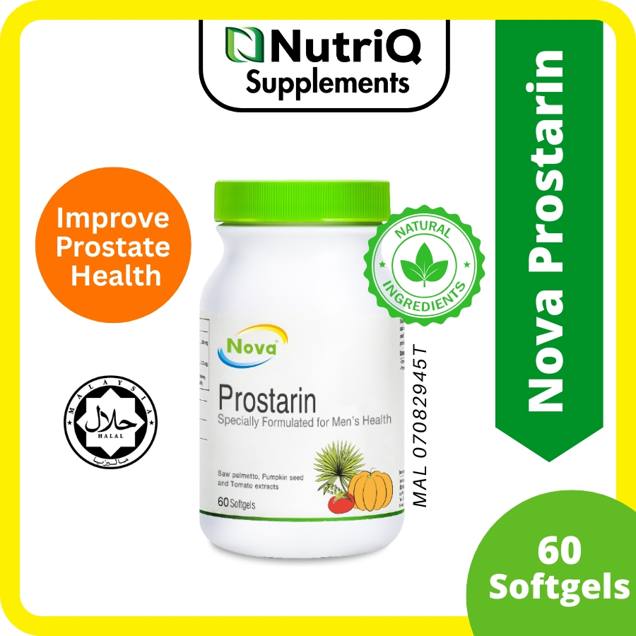 Nova Prostarin Saw Palmetto Pumpkin Seed DHT Blocker Men Health Hair ...