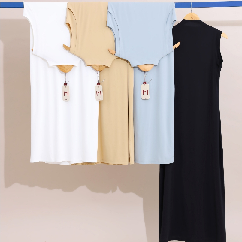 MINAZ BASIC | INDAH SLEEVELESS INNER DRESS | Shopee Malaysia