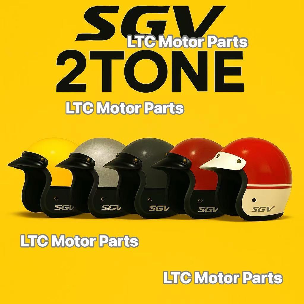 SGV 2 TONE SPECIAL SGV99 SIRIM TOPI KELEDAR HELMET ORIGINAL LIMITED ...