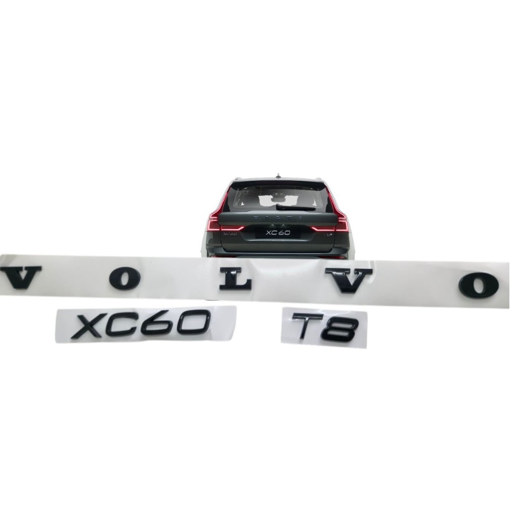 emblem volvo xc60 t8 hitam glossy volvo xc-60 t8 black | Shopee Malaysia