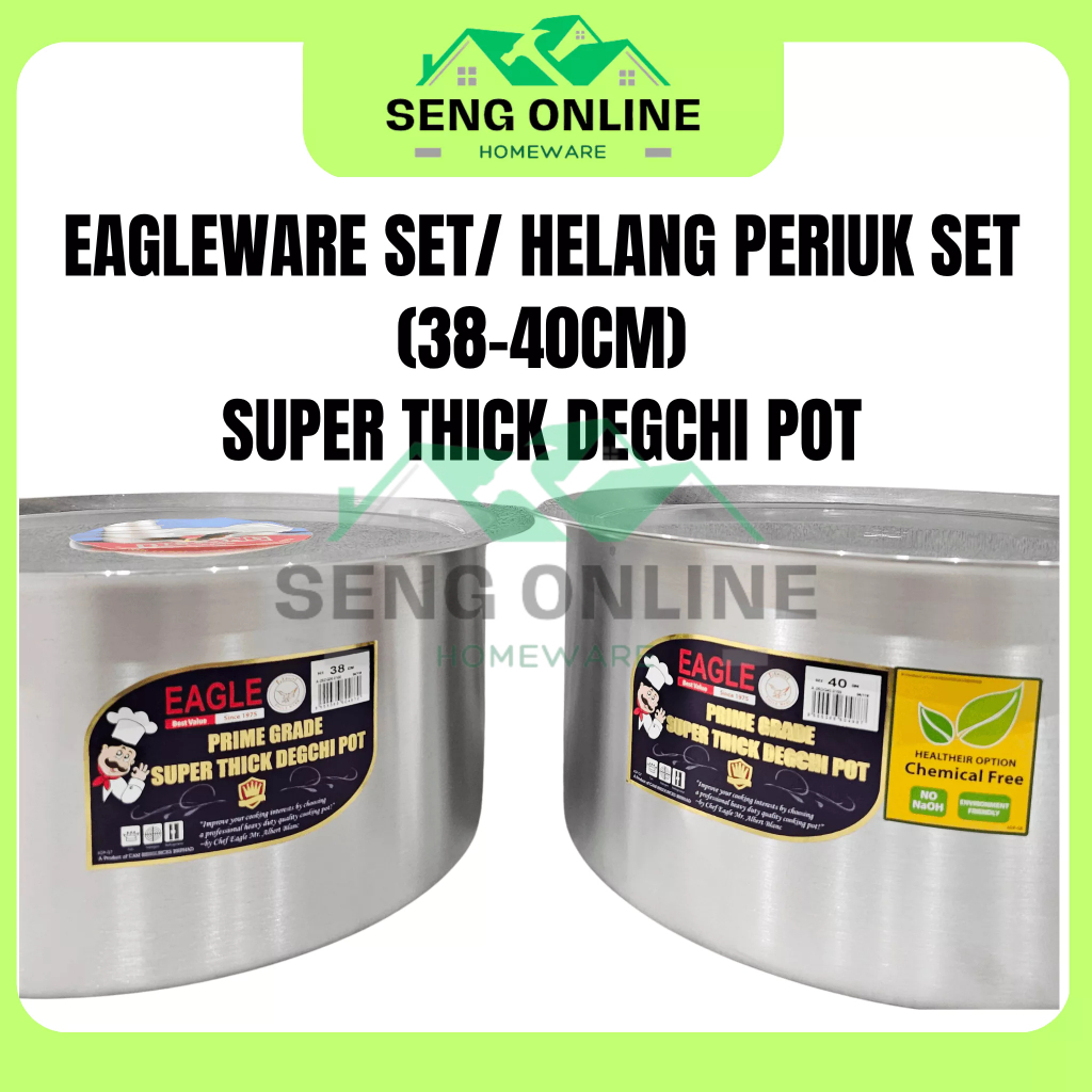 EAGLEWARE SUPER THICK DECGHI POT 38CM , 40CM | Shopee Malaysia