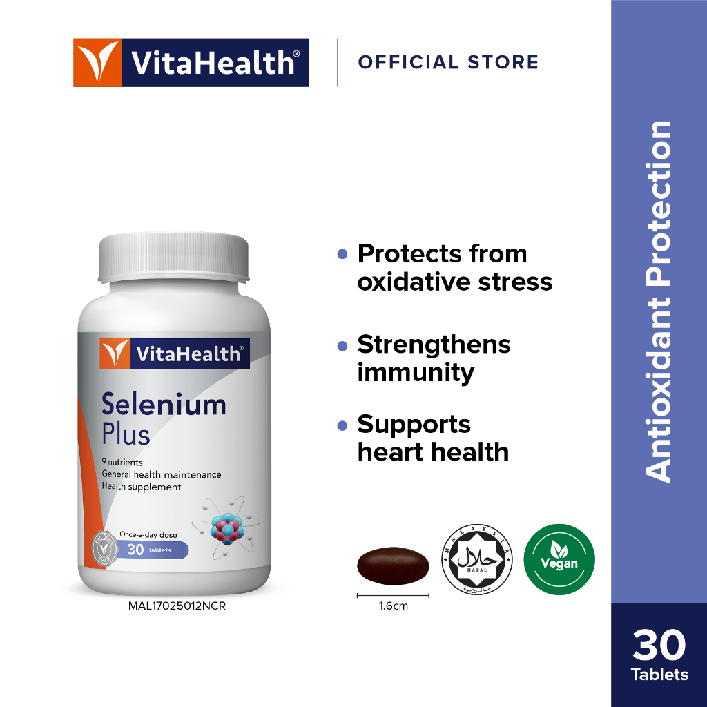 VitaHealth Selenium Plus [Exp 9/2026] | Shopee Malaysia