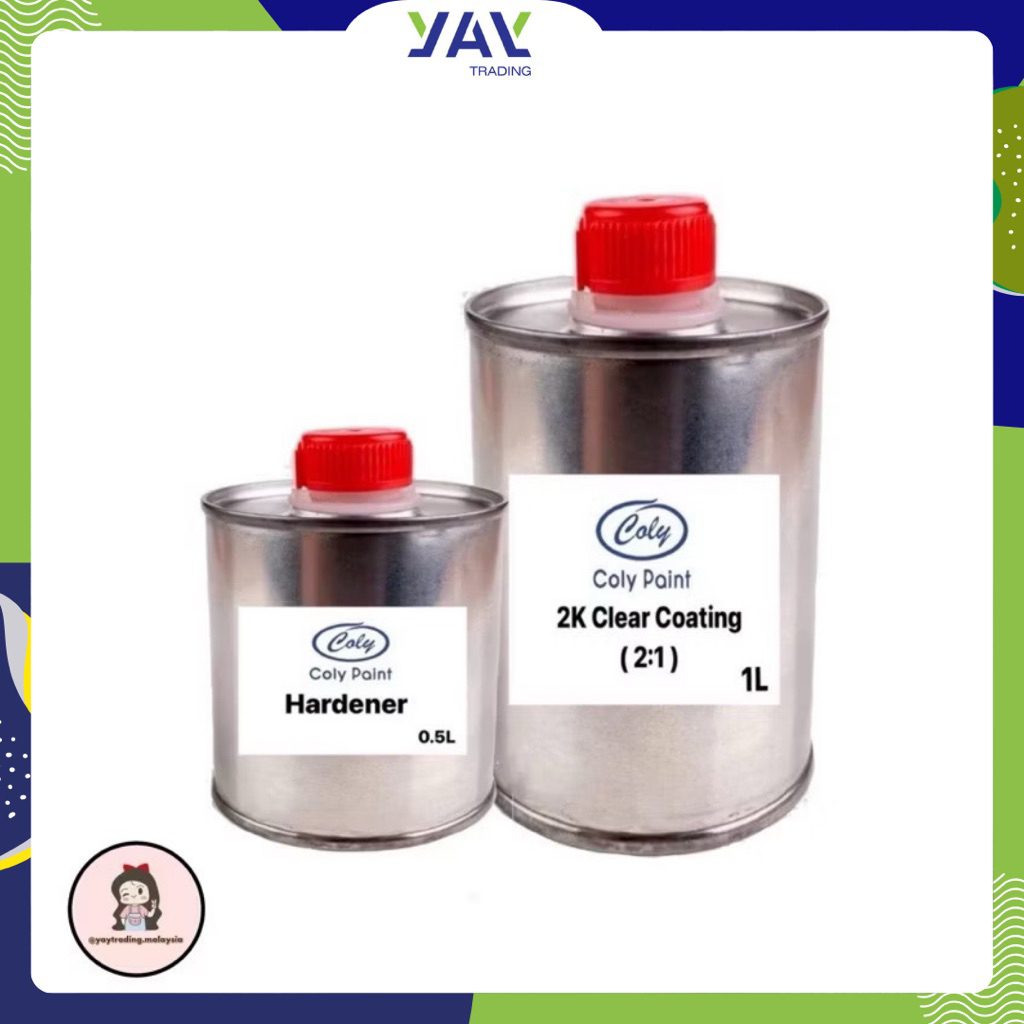 1.5L COLY 2K PU CLEAR COATING ( 2:1 ) UV PROTECTION FLOOR // TILES ...