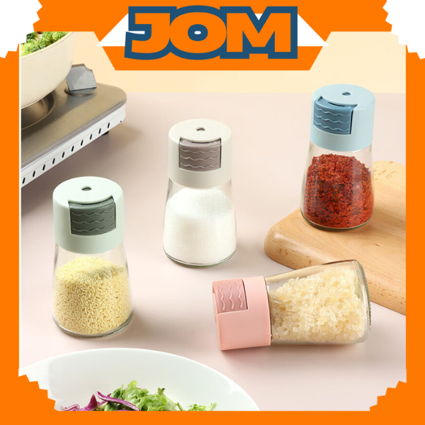 Salt Dispenser (180ML) Salt Press Bottle 1 Press 0.5g Spice Sugar ...