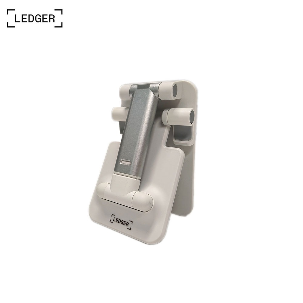 LEDGER Dual Folding Cell Phone Stand, Fully Adjustable Foldable Desktop ...