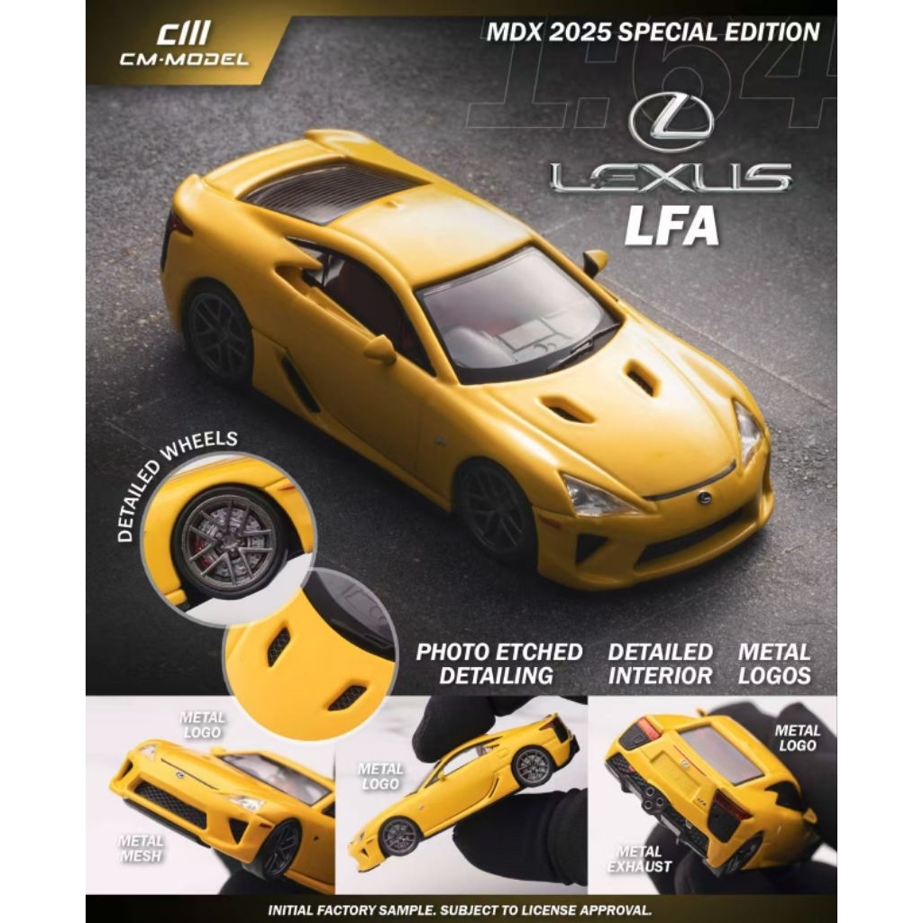 CM Model 1/64 Lexus LFA Yellow Malaysia Special Edition | Shopee Malaysia