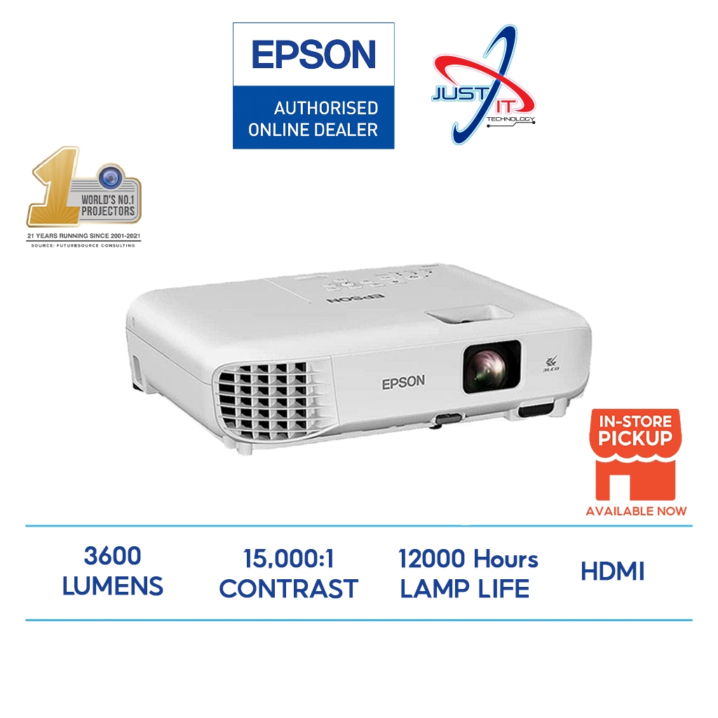 EPSON EB-E12 / EB-E10 / EB-E01 XGA 3LCD PROJECTOR | Shopee Malaysia