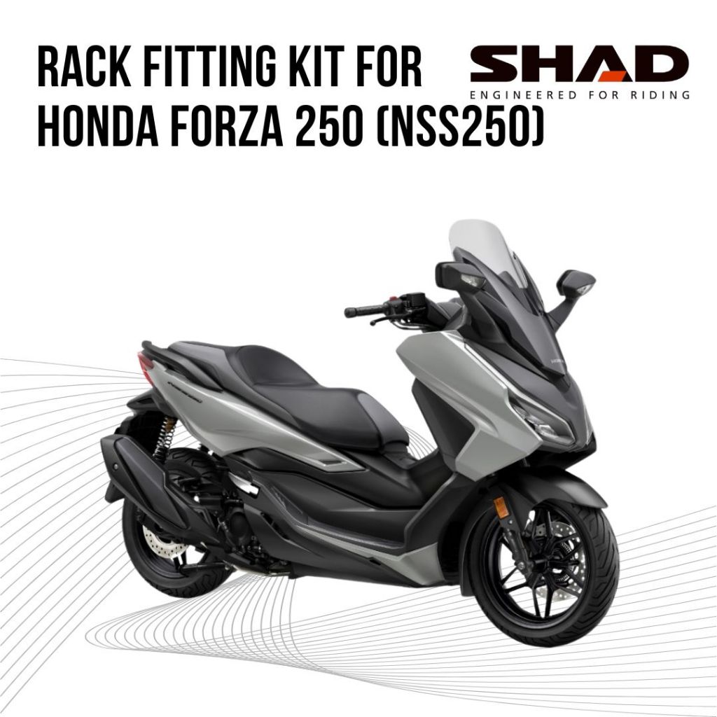 SHAD RACK FOR HONDA FORZA 250 2021-2022' / FORZA 250 ( NSS 250 ) V2 ...