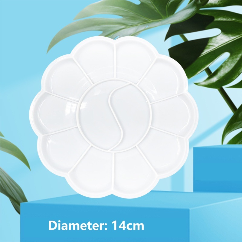Water Colour Palette Plate Bekas Warna Air Pingan Paint Palette Round ...