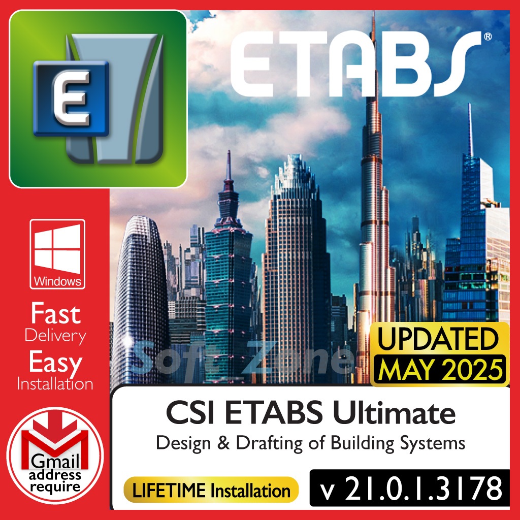 CSI ETABS Ultimate 21.0.1.3178 - Design & Drafting of Building Systems ...