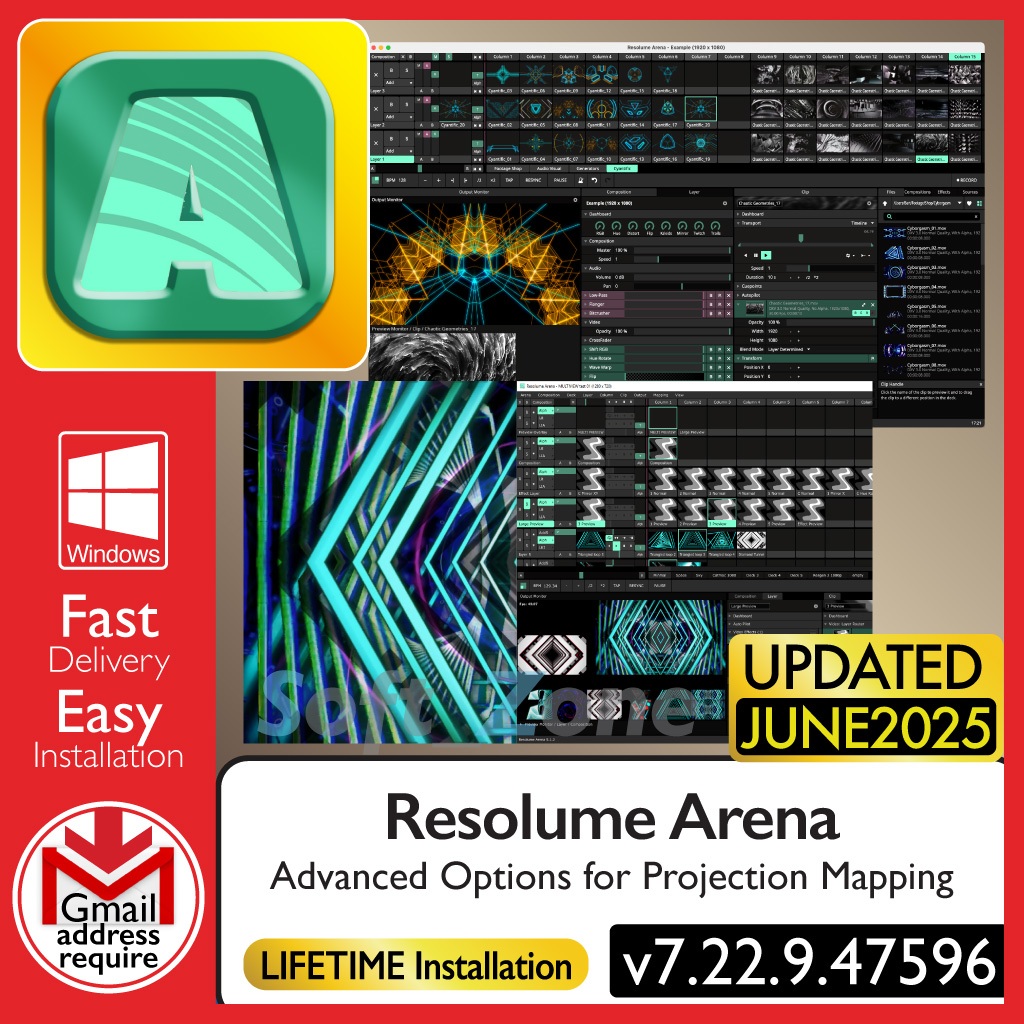 Resolume Arena 7.22.9.47596 - Advanced Options for Projection Mapping ...