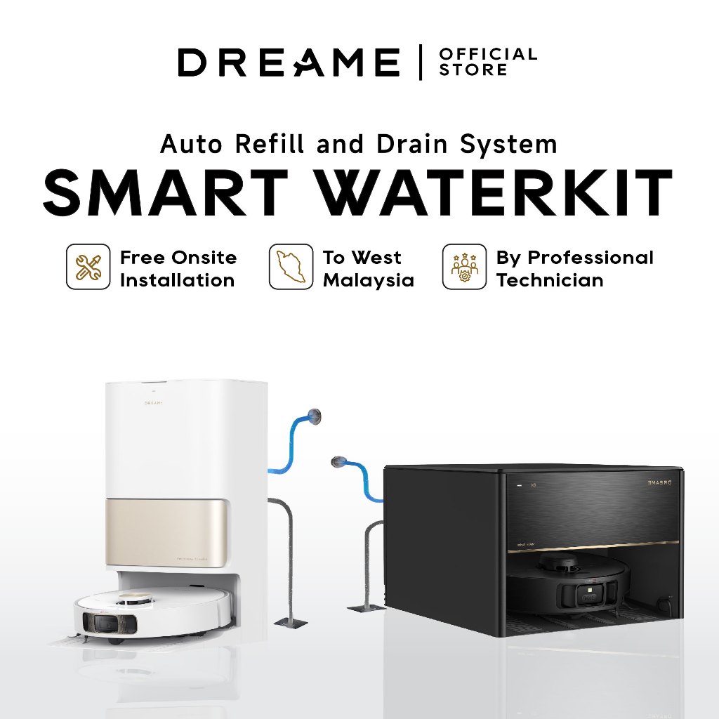 Dreame Smart Water Kit | Auto Refill & Drain for L/X Series Robot ...