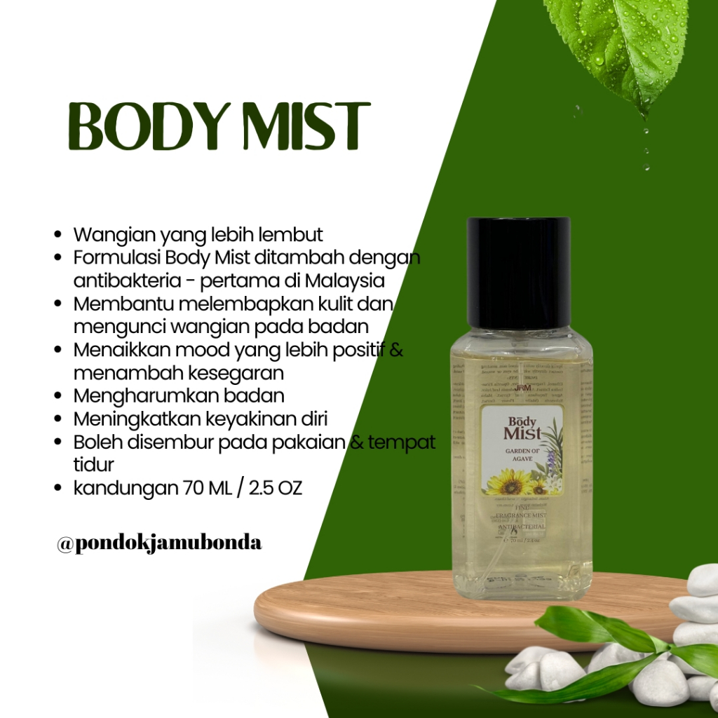 JRM HOLISTIK : Body Mist 70ml | Shopee Malaysia