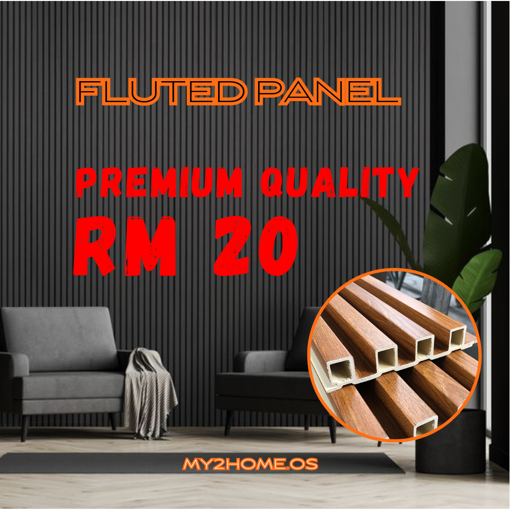 Fluted wall panel Fluted Panel WPC panel 1.45m PVC wall panel Wood ...