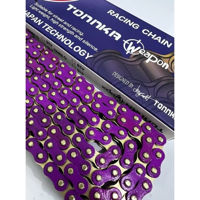 SPROCKET CHAIN TONNKA ORING 415-122 / 415-132 428-132l ORING CHAIN 415 ...