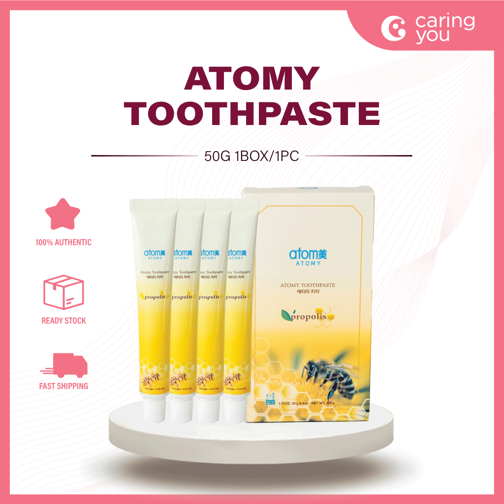 Atomy Toothpaste 艾多美蜂胶牙膏 50g 1Box/1Pcs Propolis Toothpaste Korea Toothpaste Ubat Gigi Oral Care ...