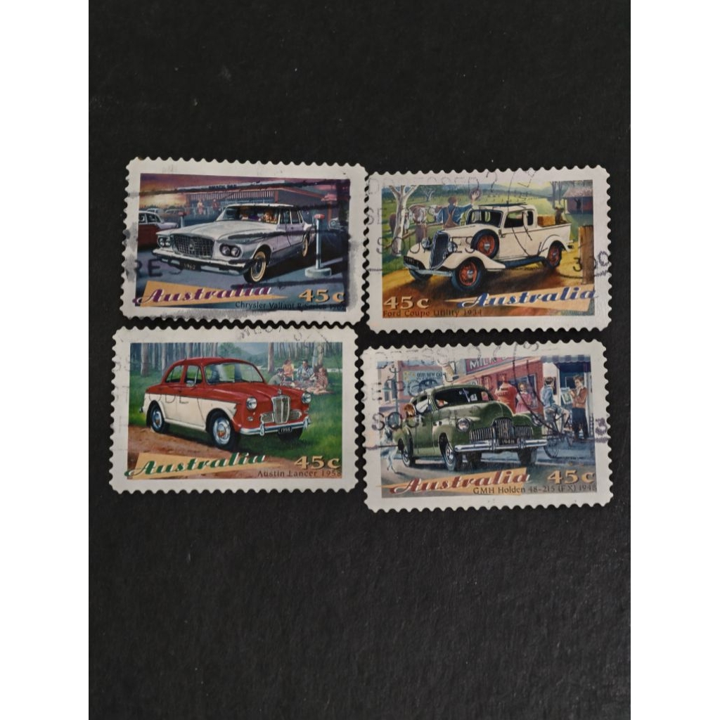 Aus46 Australia 1997 Classic Cars stamps complete set of 4v used ...