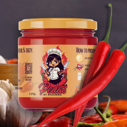 [READY TO EAT] PEDAS by Rhainna Sambal Pedas Gila Sambal Berapi Instant ...
