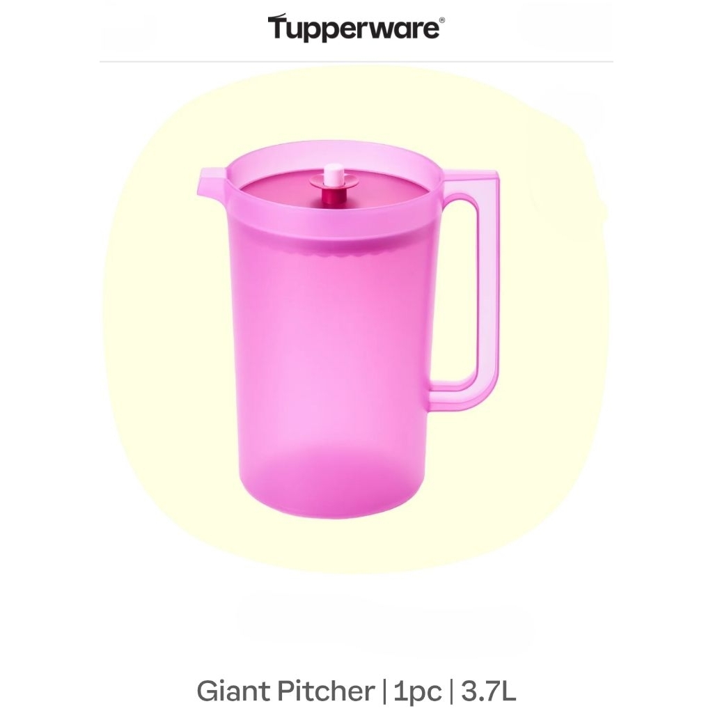 TUPPERWARE Gourmet Giant Pitcher 3.7L(1 Pcs) | Shopee Malaysia