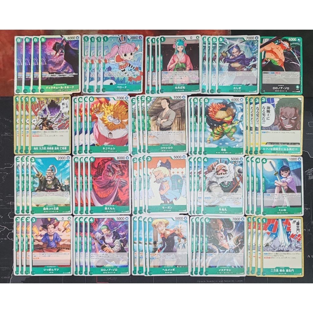 One Piece TCG [OP-12] OP12 GREEN COLOR SR,R,UC SET | Shopee Malaysia