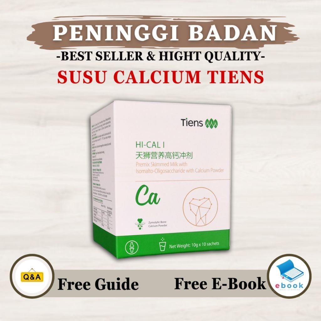 Ubat tinggi badan | susu kalsium tiens | Nutrient Calcium Powder | hi ...