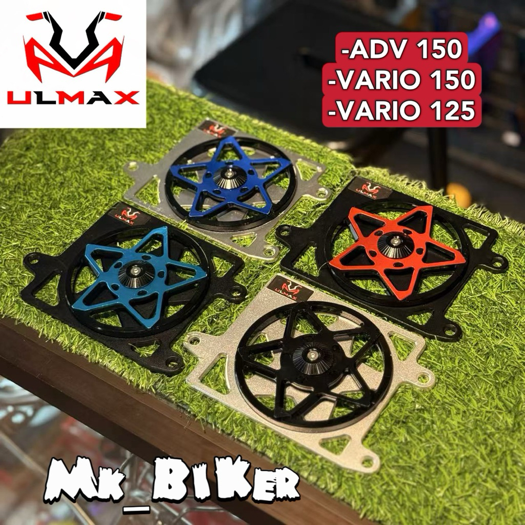 COOLANT KIPAS VARIO150 ADV150 PCX150 RADIATOR COVER CNC BENTUK CAPTAIN ...