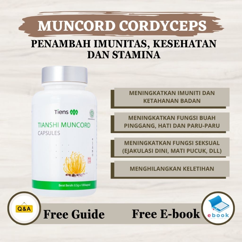 Tianshi Muncord health supplement - cordyceps supplement - kidney ...