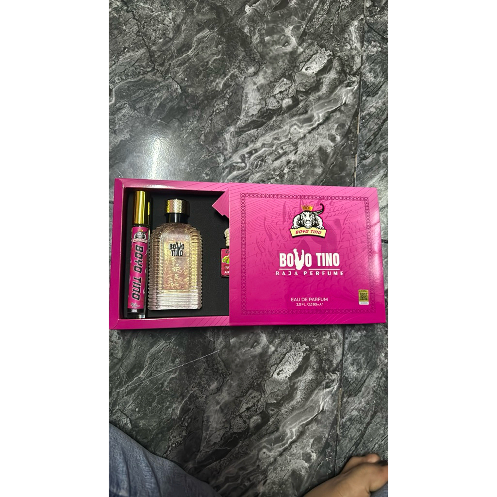 R AJA PERFUME COMBO GRED PREMIUM BOYO TINO 10ML + 60ML ( KETAHANAN BAU ...