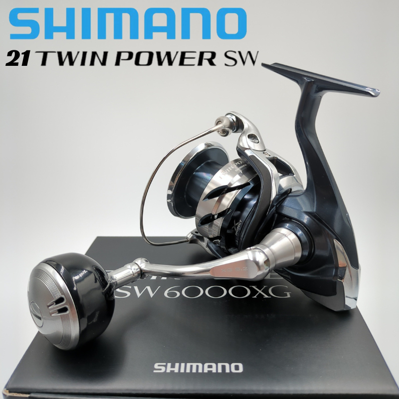 SHIMANO 21 TWIN POWER SW Spinning Reel Casting Jigging Bottom Saltwater ...