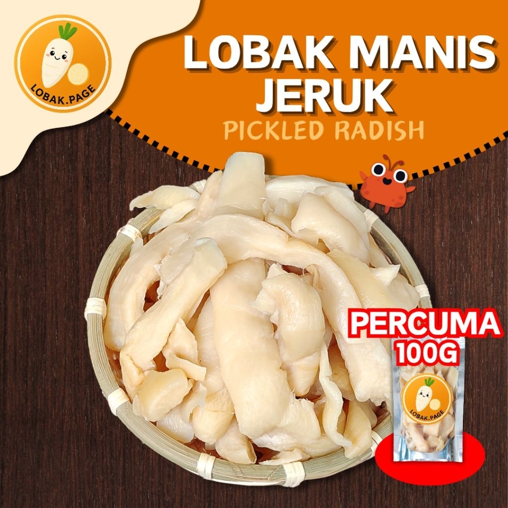 Lobak Manis / lobak manis jeruk / sweet pickled radish | Shopee Malaysia
