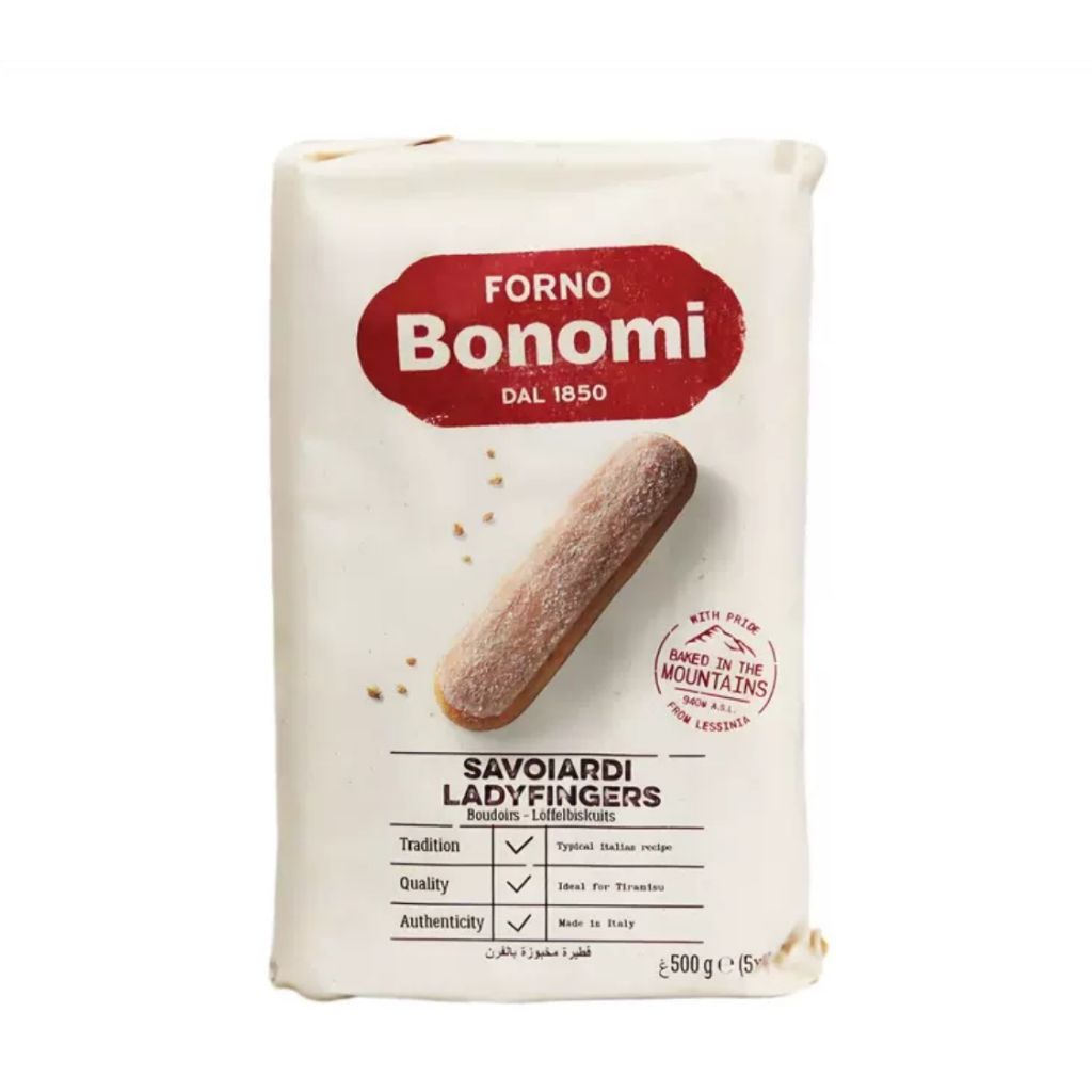 Made In Italy Bonomi LADYFINGERS (BB: 4/2026) 手指饼干 200gm/ 400gm /500gm ...