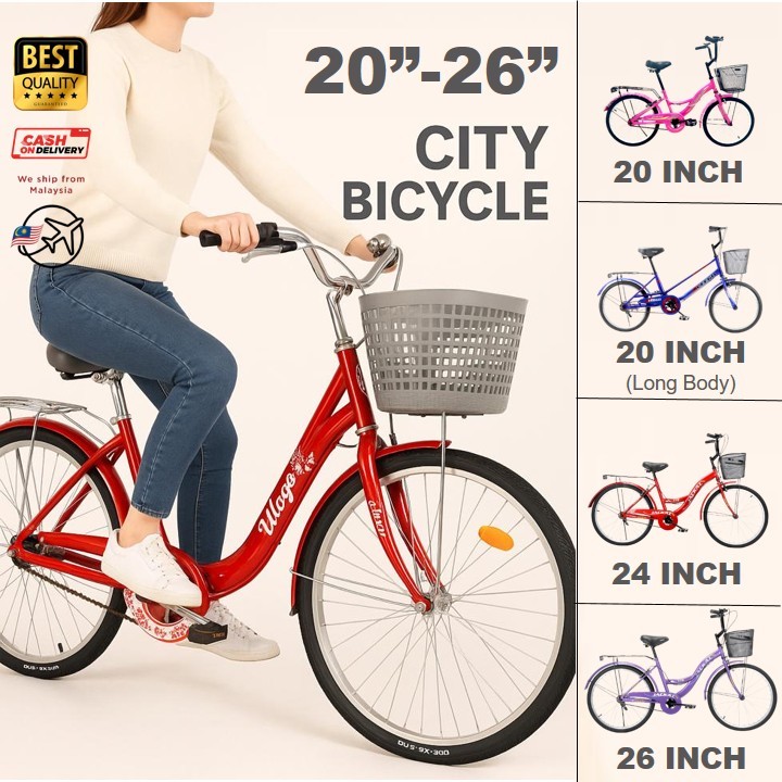 BASIKAL MINI KLASIK BERSAIZ 20" 24" dan 26" Classic Design Mini City ...