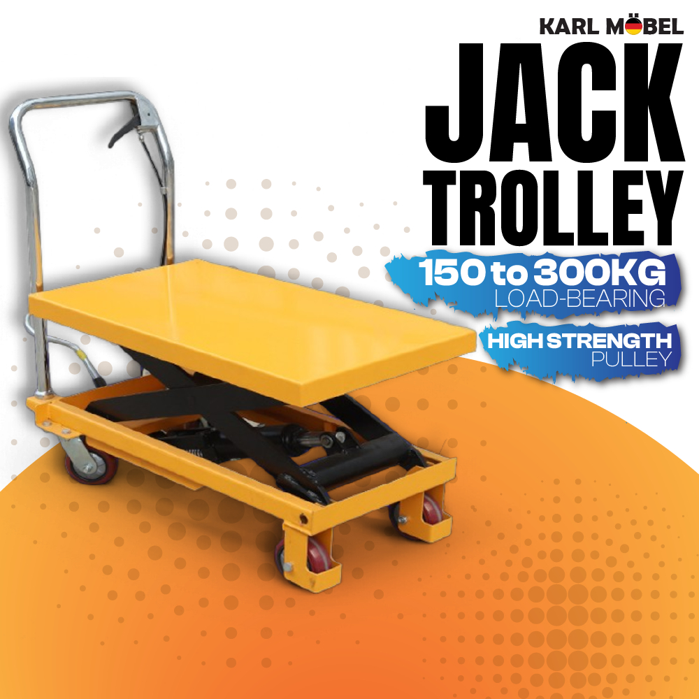 Hydraulic Trolley Heavy Duty Lifting Trolley Table Truck Troli Angkat ...