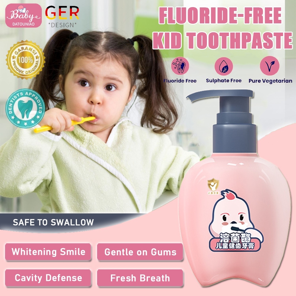 Kids Toothpaste for 1–15 Years Low Fluoride Formula Anti-Cavity Teeth ...