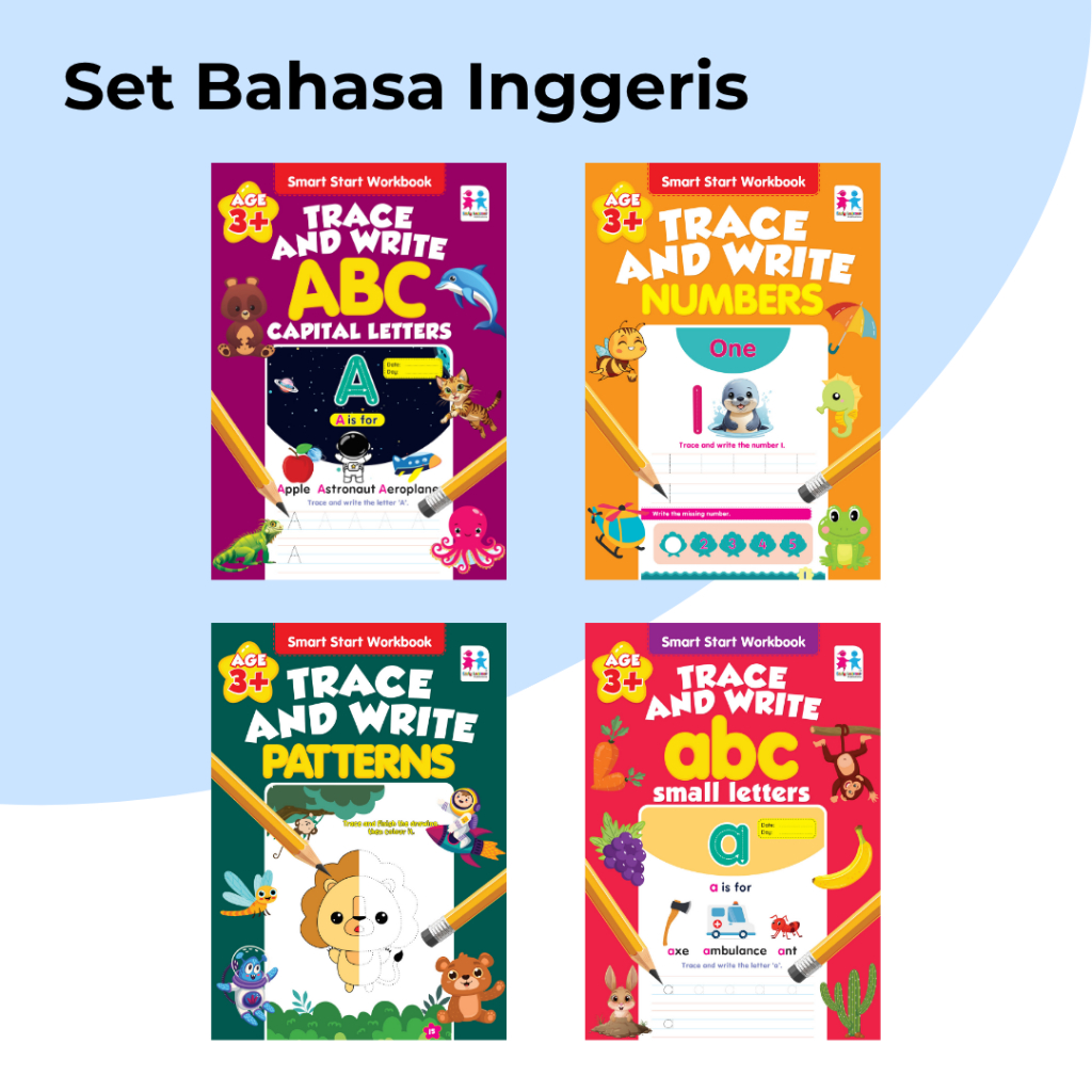 SMART START WORKBOOK TRACE AND WRITE - ABC - NUMBERS - PATTERNS ...