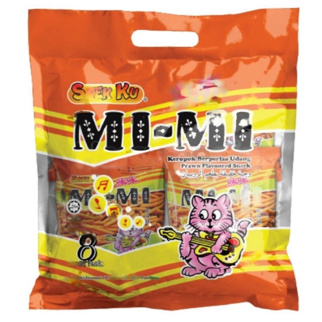 Mimi SNEK KU Prawn Flavoured Snack 8 x 22g (176g) | Shopee Malaysia