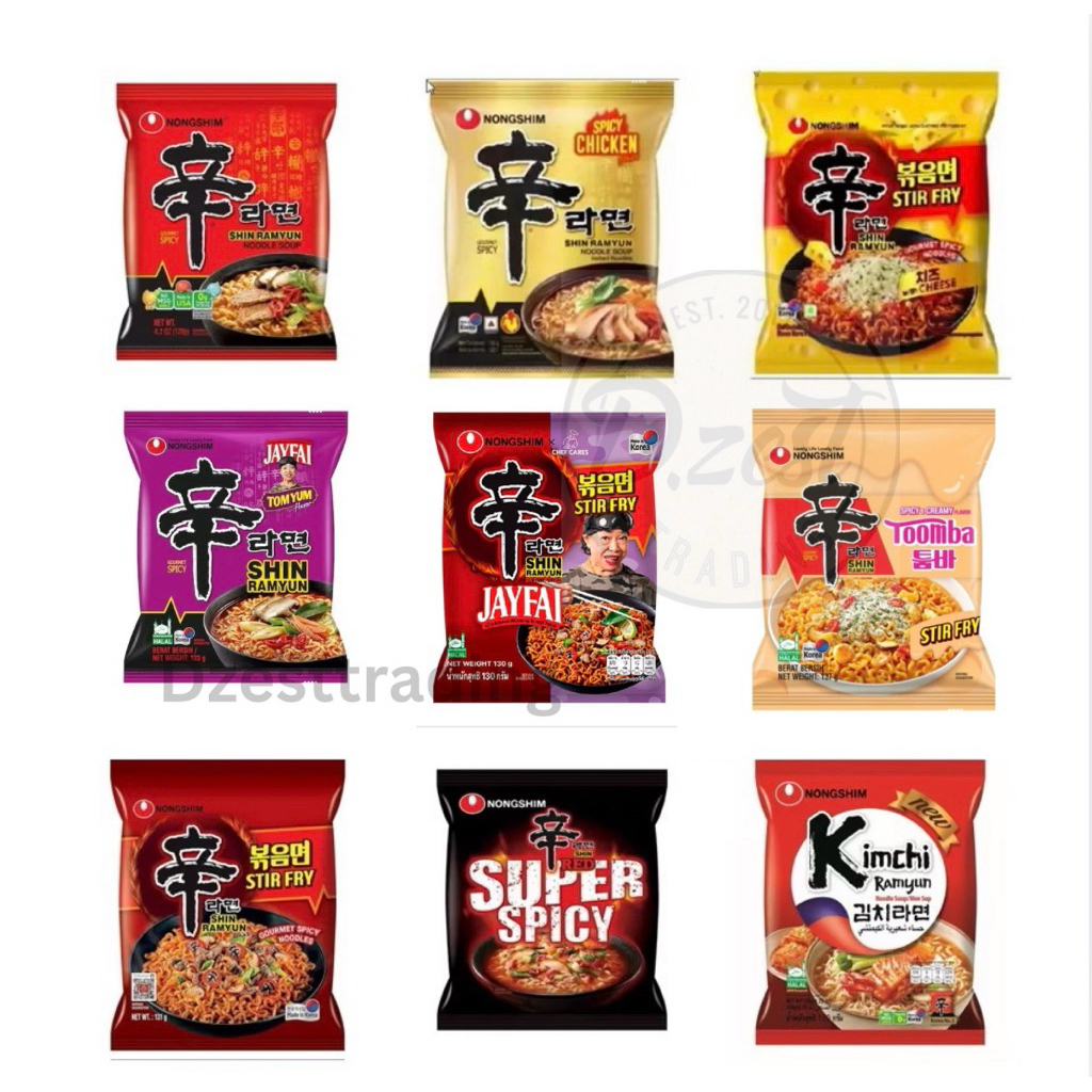 [LOOSE] NONGSHIM SHIN RAMEN With Halal Logo/ NONGSHIM TOMYAM / OTTOGI ...