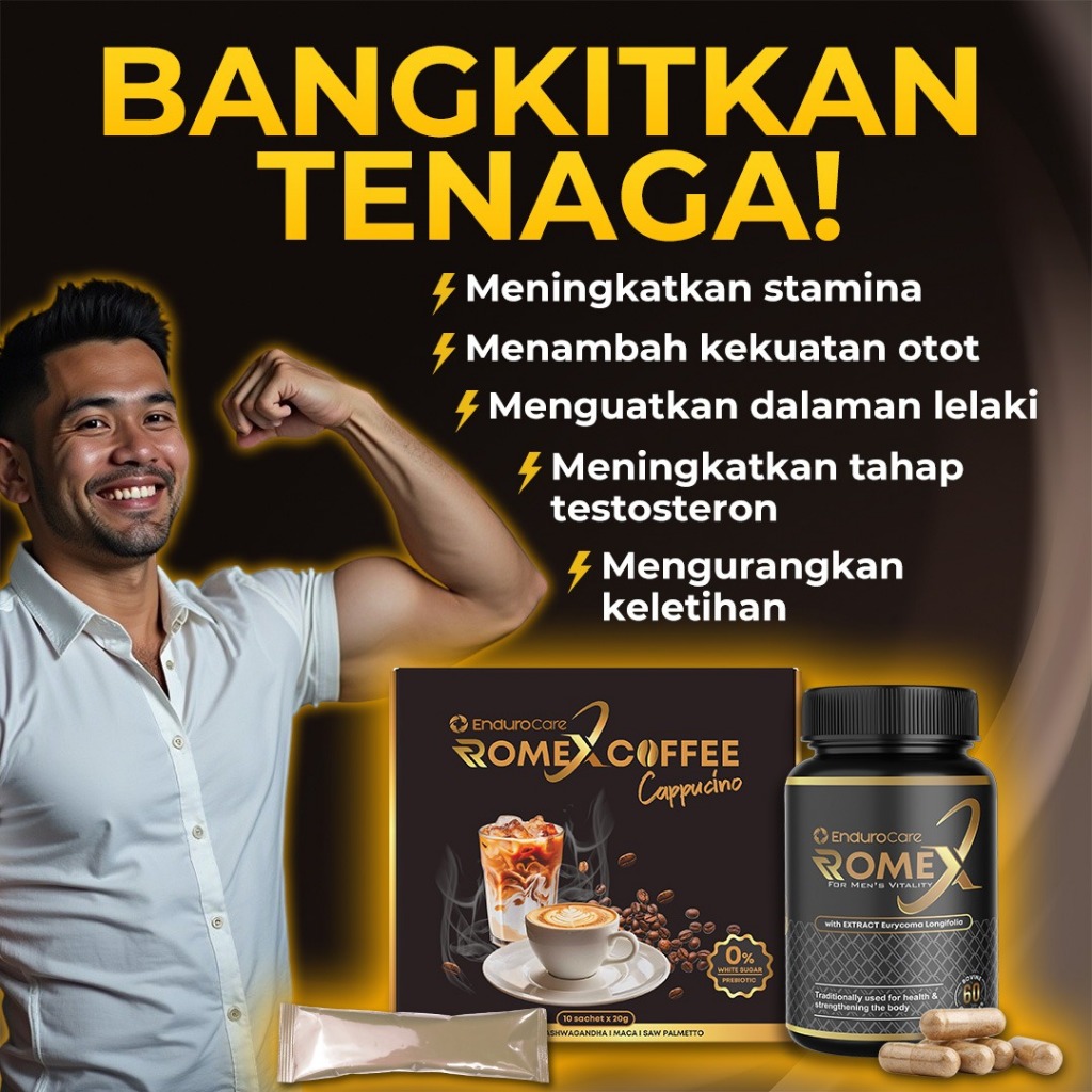 Romex Suplemen Harian Tenaga Lelaki | Bantu Aliran Darah, Dalaman Kuat ...