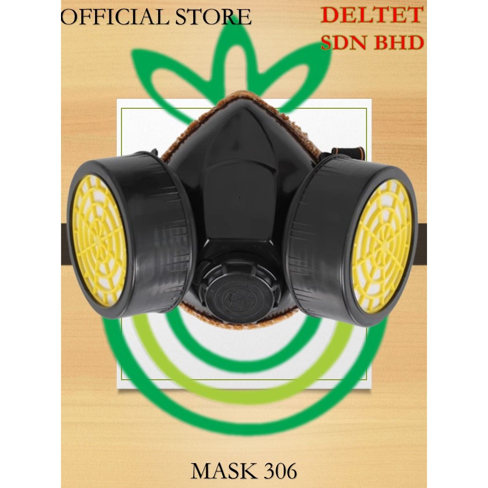 NP 306 RESPIRATOR DOUBLE CARTRIDGE RESPIRATOR/Chemical Mask/Industry ...
