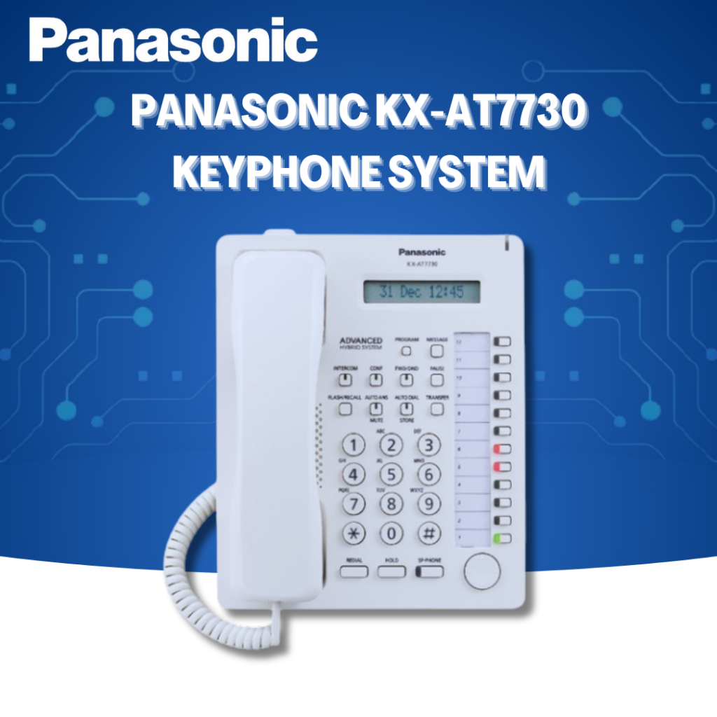️ Panasonic KX-AT7730 KEYPHONE KXT7730 Keyphone For KX-TES824 Keyphone ...