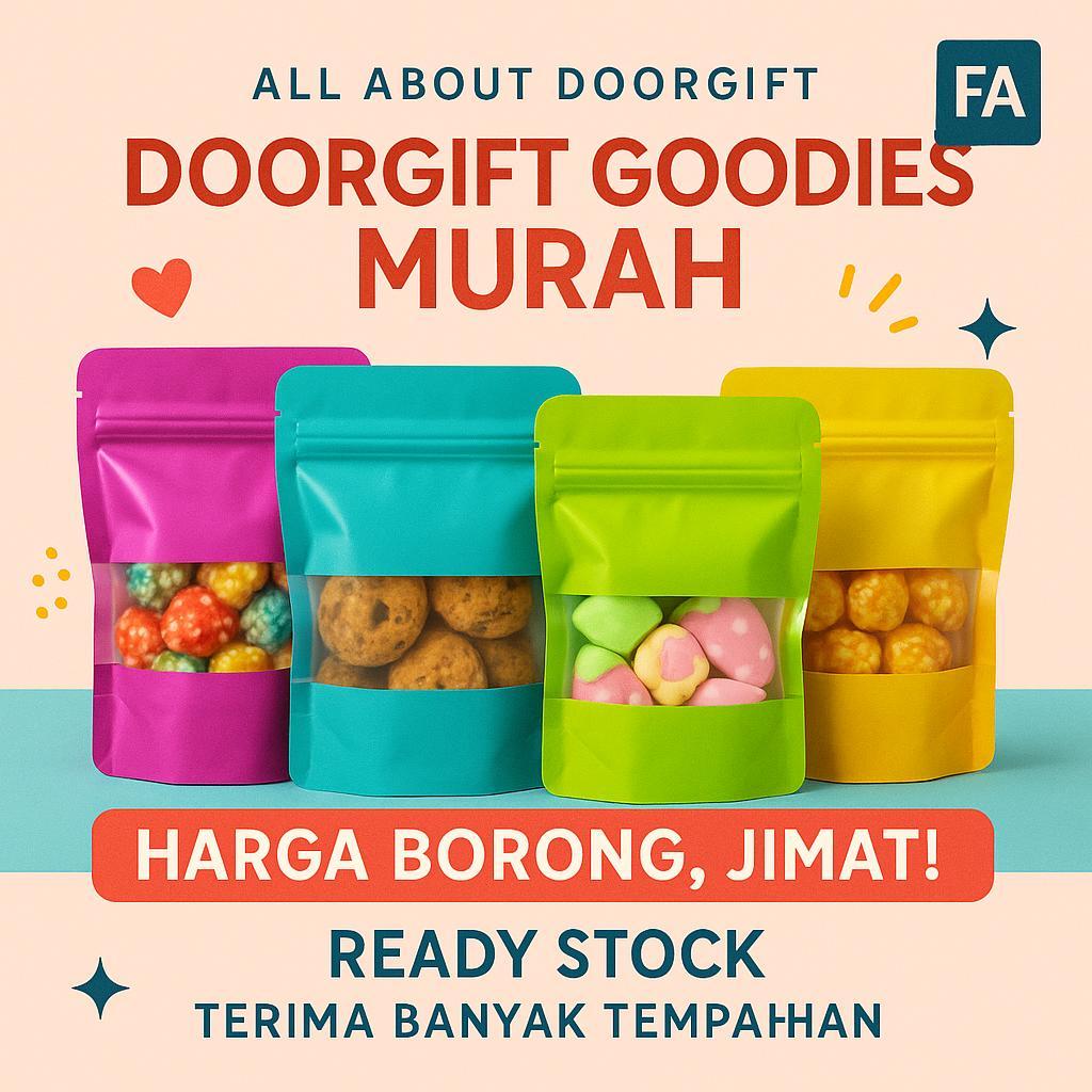 Doorgift Kahwin & Event Murah Borong I Popcorn Coklat Cookies I Goodies ...