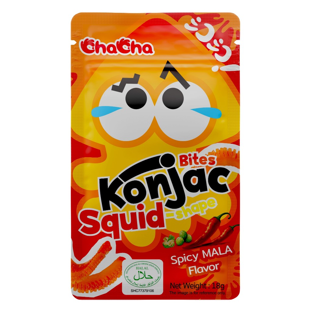 CHACHEER Konjac Squid (Spicy Mala Flavor) - 18g x 5pkt | Shopee Malaysia