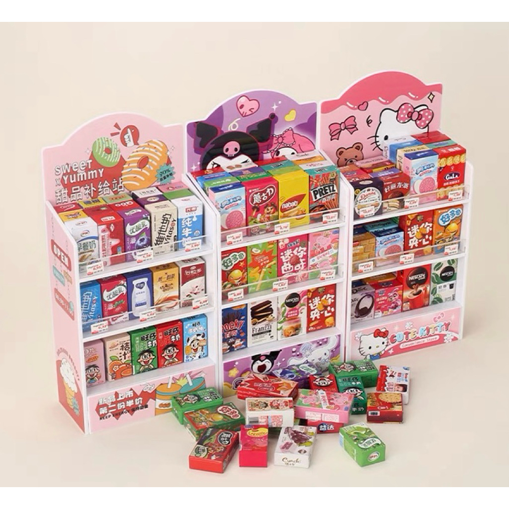 READY STOCK Mini Artificial Snack Box Kidsren's Play House Food ...
