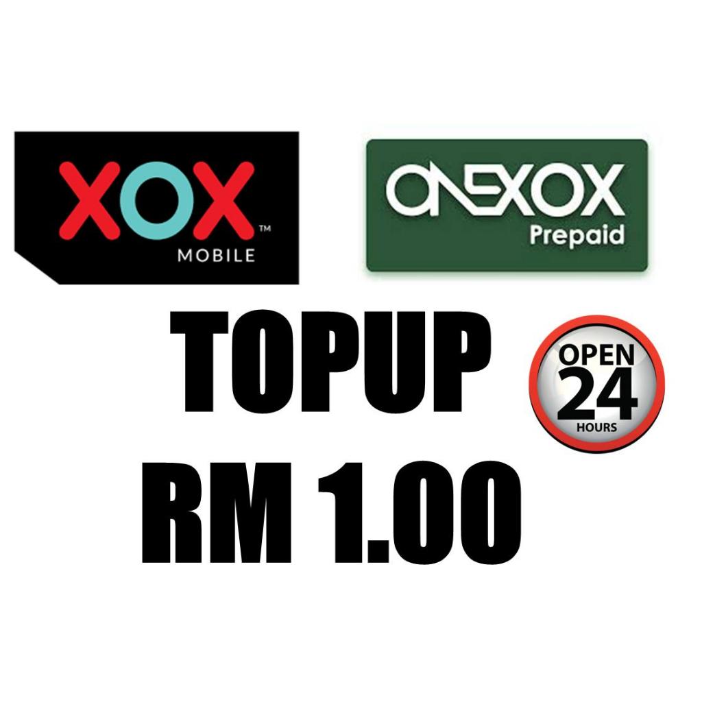 PREPAID TOPUP RELOAD RM 1.00 FOR XOX ONEXOX ONLY | Shopee Malaysia