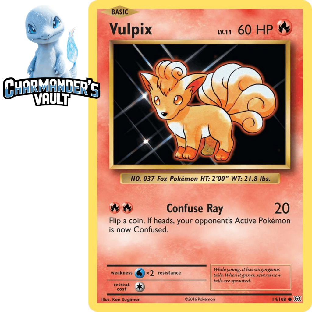 Vulpix #014/108 XY Evolutions Modern Vintage 2016 Pokémon TCG | Shopee Malaysia