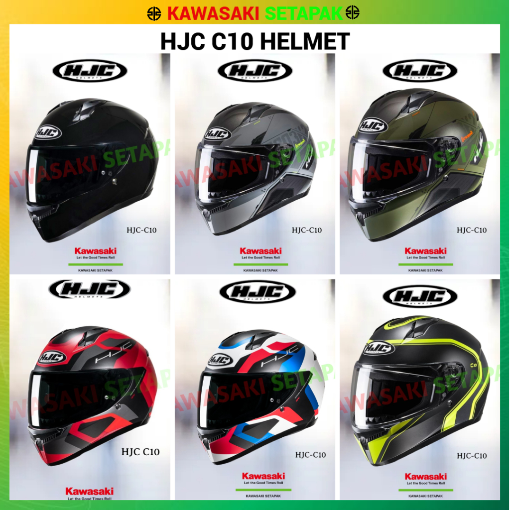 HJC C10 HELMET (M-2XL) | Shopee Malaysia