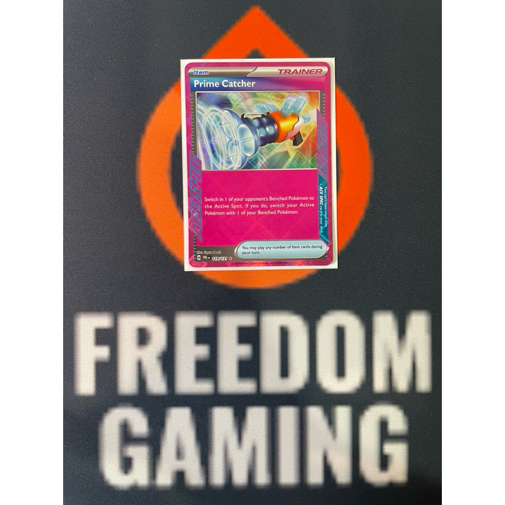Pokemon TCG Prismatic Evolutions - Prime Catcher (Near Mint) | Shopee ...