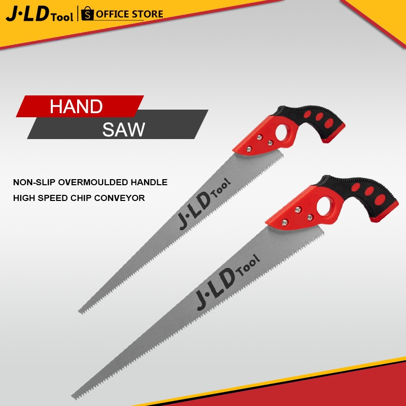 JLD Manganese Steel Hand Saw 16 inch Wood Cutting Handsaw Gergaji ...