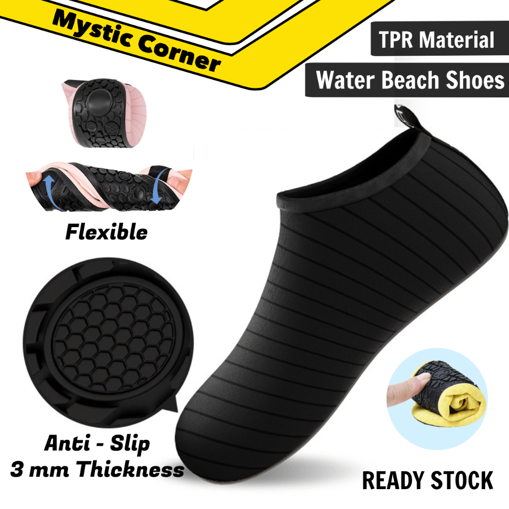 Unisex Shoes Water Rubber Beach shoes Barefoot Protection Aqua Shoes ...