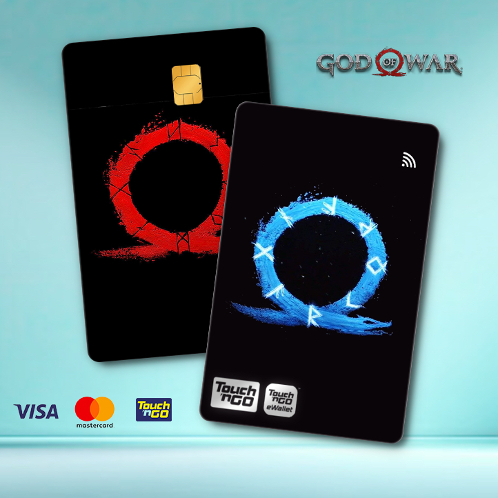 TNG God of War - Touch n Go Card Sticker Cover TNG / MASTER / VISA ...